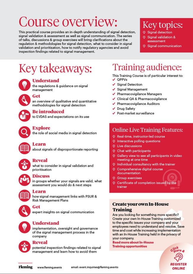 Signal Management in Pharmacovigilance